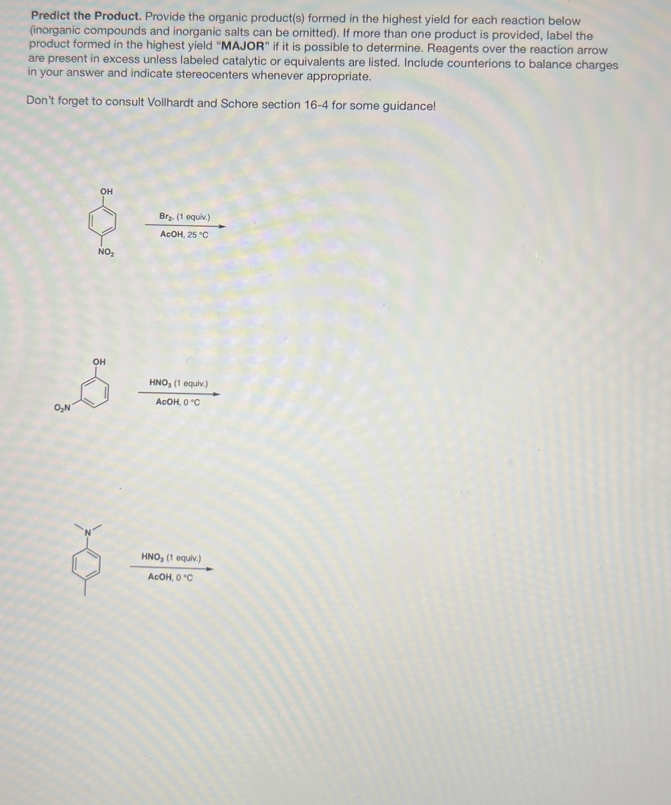 Solved Predict the Product. Provide the organic product(s) | Chegg.com