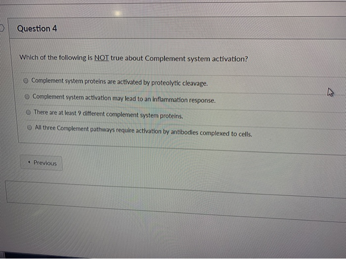 Solved Question 4 Which of the following is NOT true about | Chegg.com