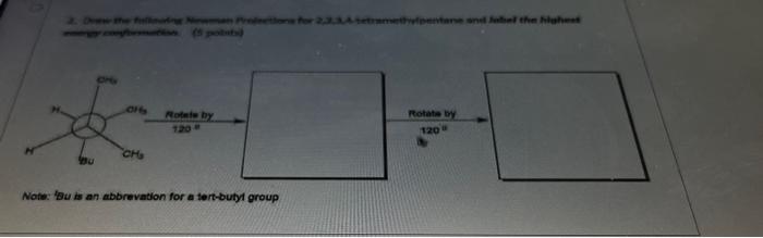 Solved draw the following newman projections for | Chegg.com