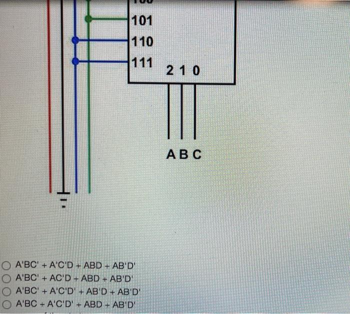 Solved Given the Multiplexer Wiring Diagram below, Construct | Chegg.com