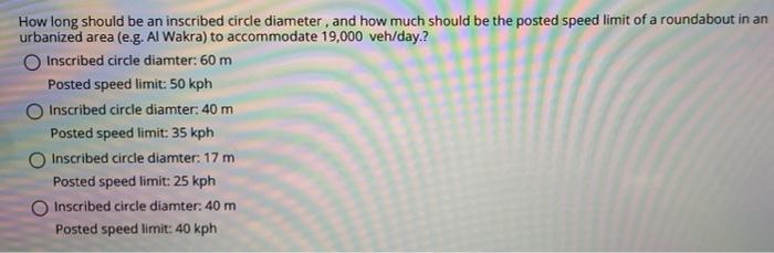 Solved How long should be an inscribed circle diameter, and | Chegg.com