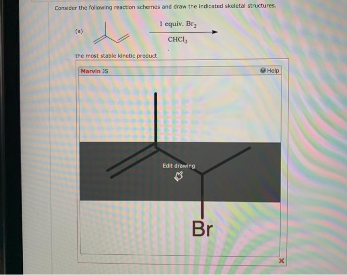 Solved Consider the following reaction schemes and draw the | Chegg.com
