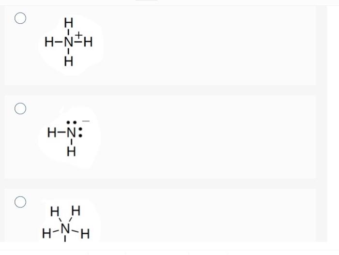 Solved Which is not a reasonable bonding pattern for | Chegg.com