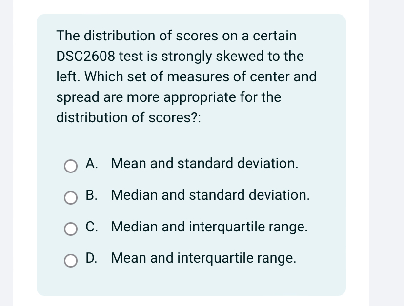 Solved The distribution of scores on a certain DSC2608 ﻿test | Chegg.com