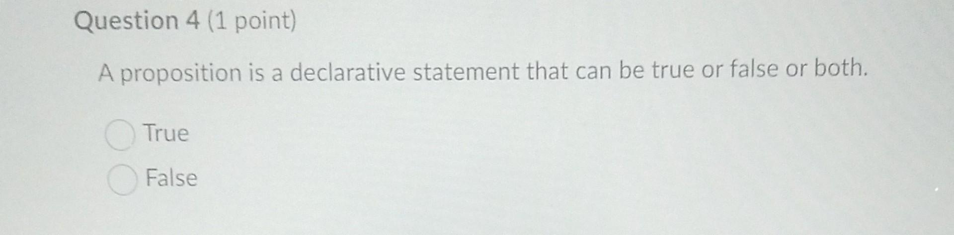 Solved An atomic proposition is a proposition that is a | Chegg.com