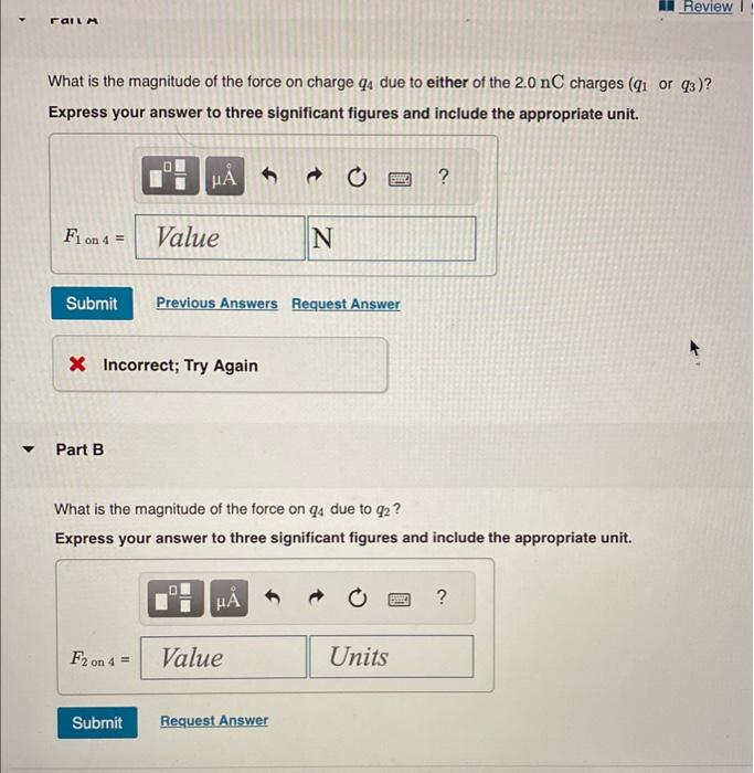 Solved For the four charges shown in (Figure 1), assume that | Chegg.com