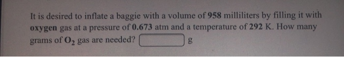 Solved A sample of methane gas collected at a pressure of | Chegg.com