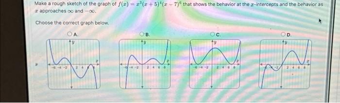 Solved Make a rough sketch of the graph of | Chegg.com