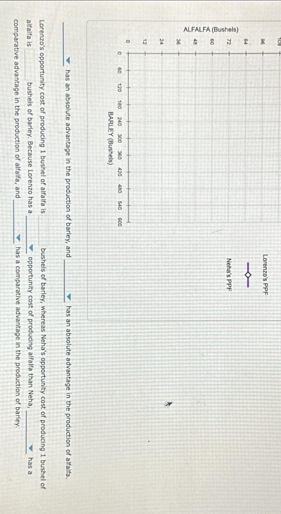 Solved has an absolute advantage in the production of | Chegg.com