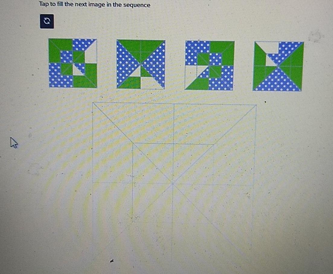 Solved Tap to fill the next image in the sequence w | Chegg.com