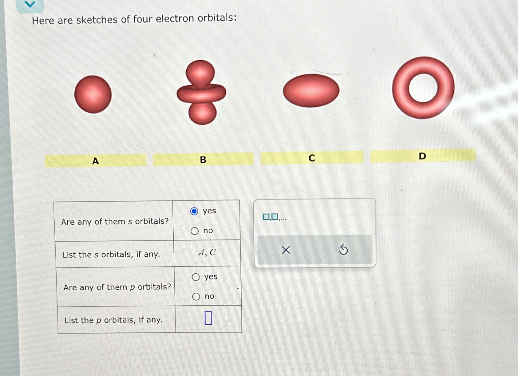 Solved Here are sketches of four electron | Chegg.com