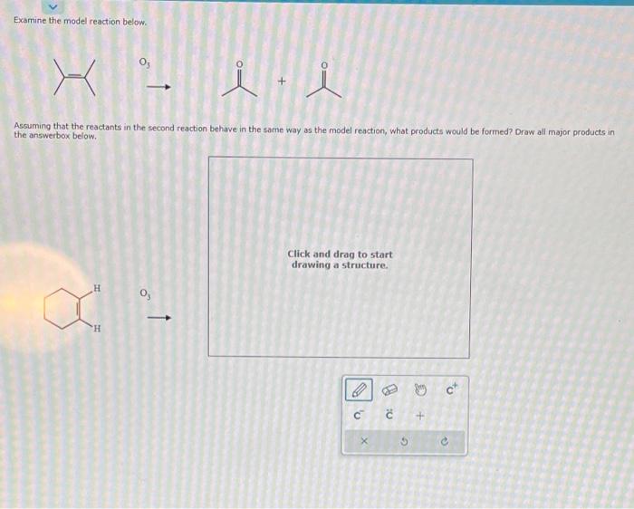 Solved Examine the model reaction below. Assuming that the | Chegg.com