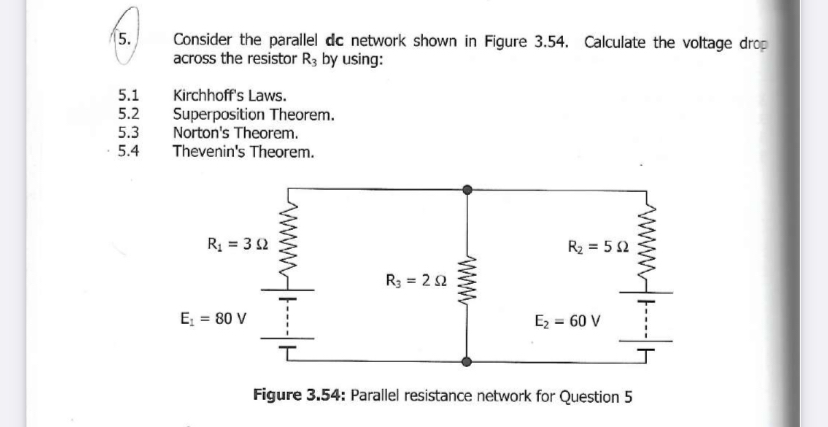 Solved Consider the parallel dc network shown in Figure | Chegg.com