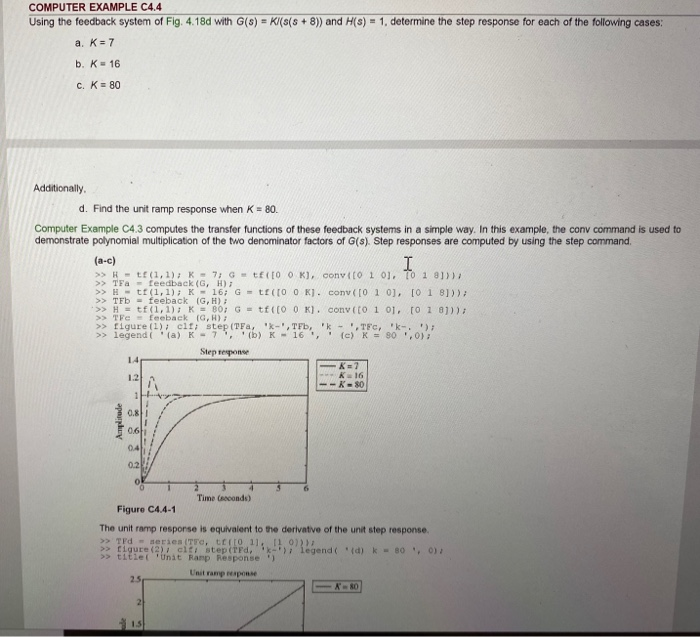 Solved 1. Redo your textbook Computer example C4.4 on page | Chegg.com