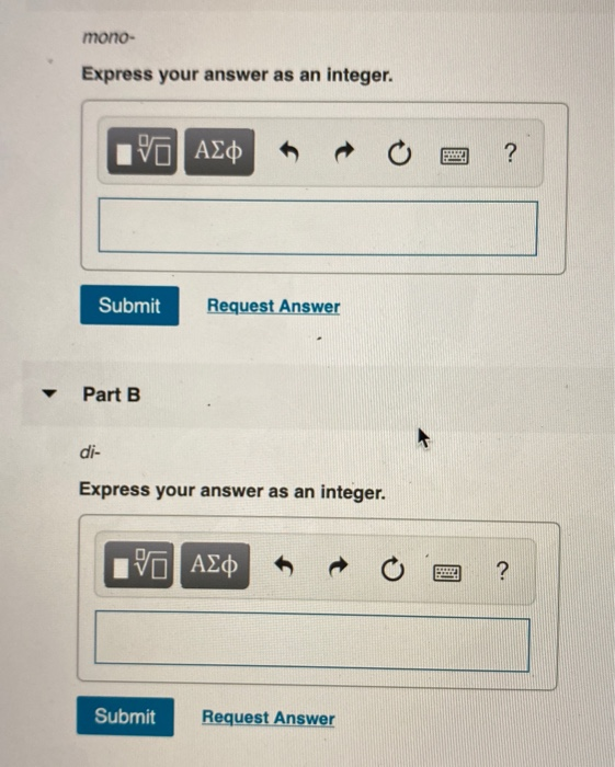 Solved mono- Express your answer as an integer. ΟΙ ΑΣφ ? | Chegg.com