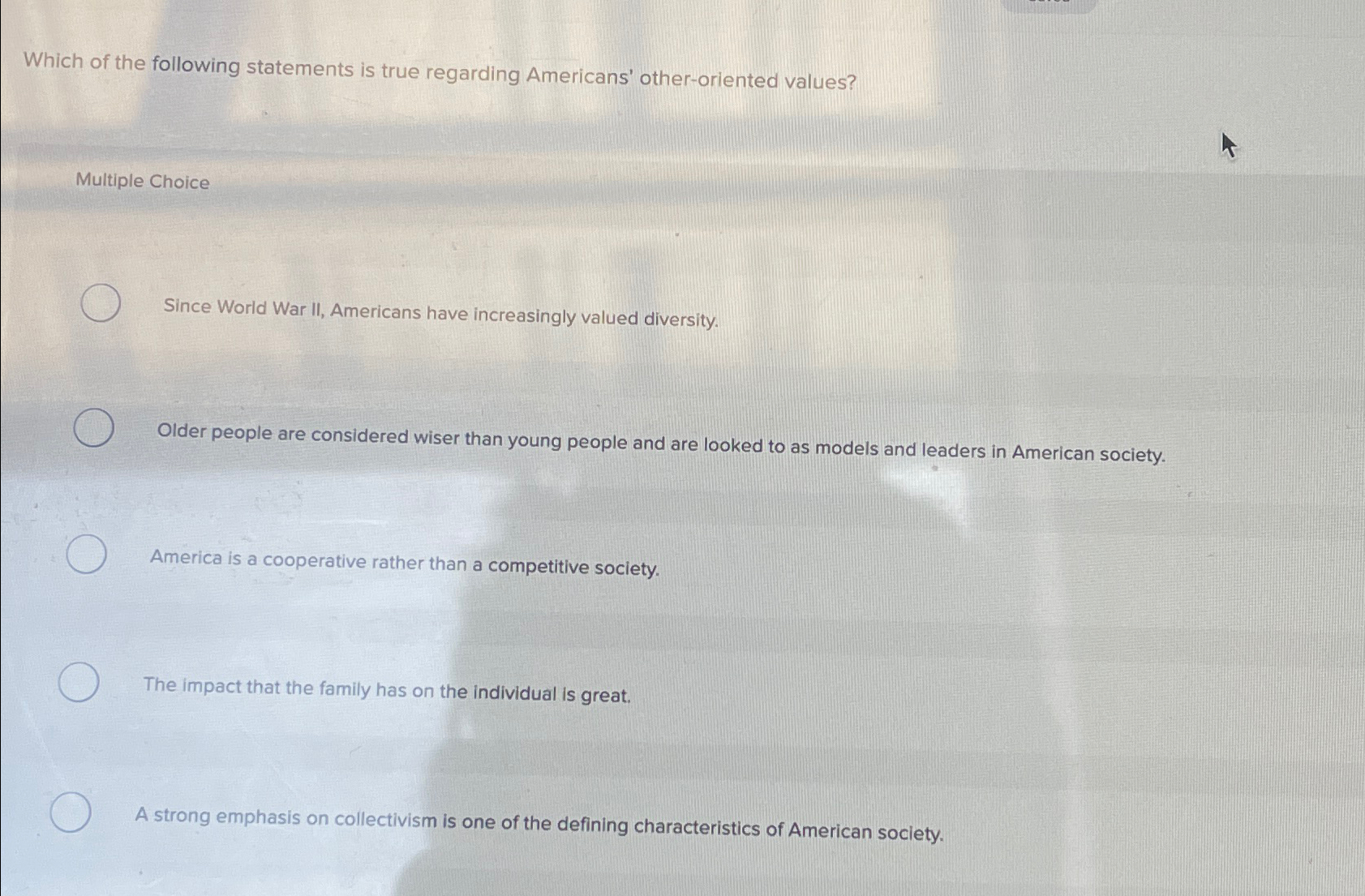 Solved Which of the following statements is true regarding | Chegg.com