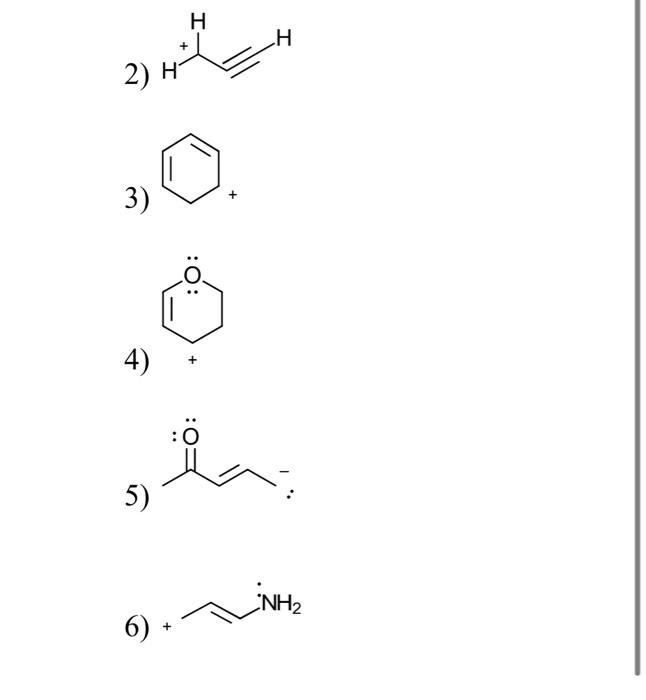 Solved Draw all the resonant structures. The ways of | Chegg.com