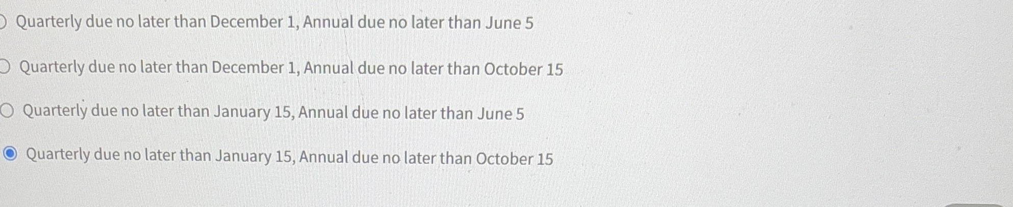 Solved June 5 ﻿was the assessment reference date (ARD) ﻿for | Chegg.com