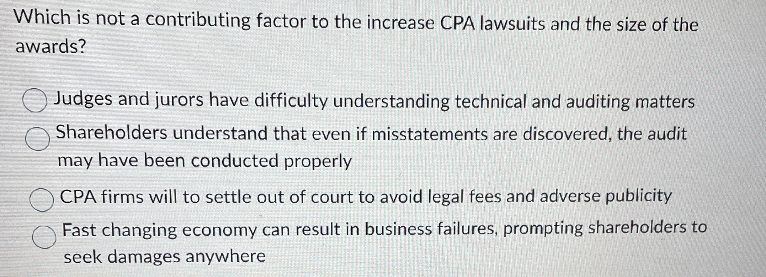 Solved Which is not a contributing factor to the increase | Chegg.com