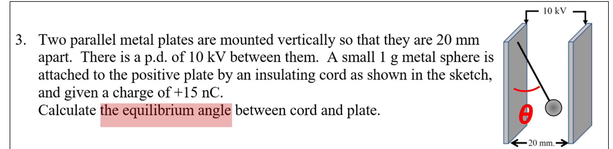 Solved Two parallel metal plates are mounted vertically so | Chegg.com