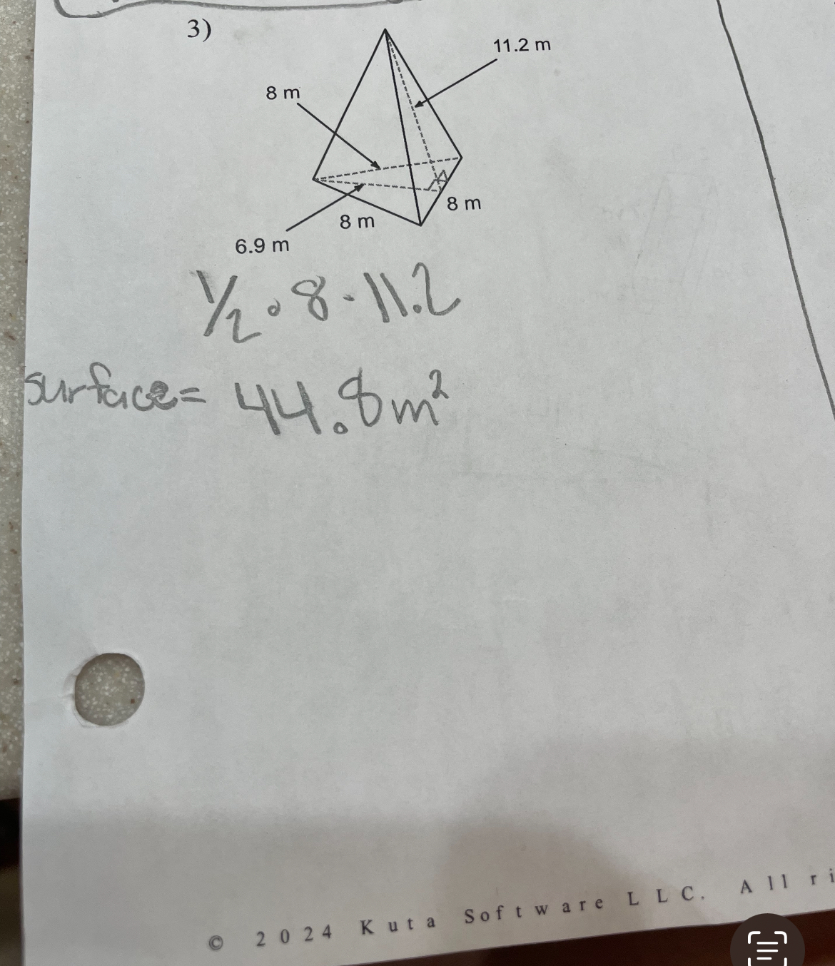 Solved Find the lateral surface area | Chegg.com