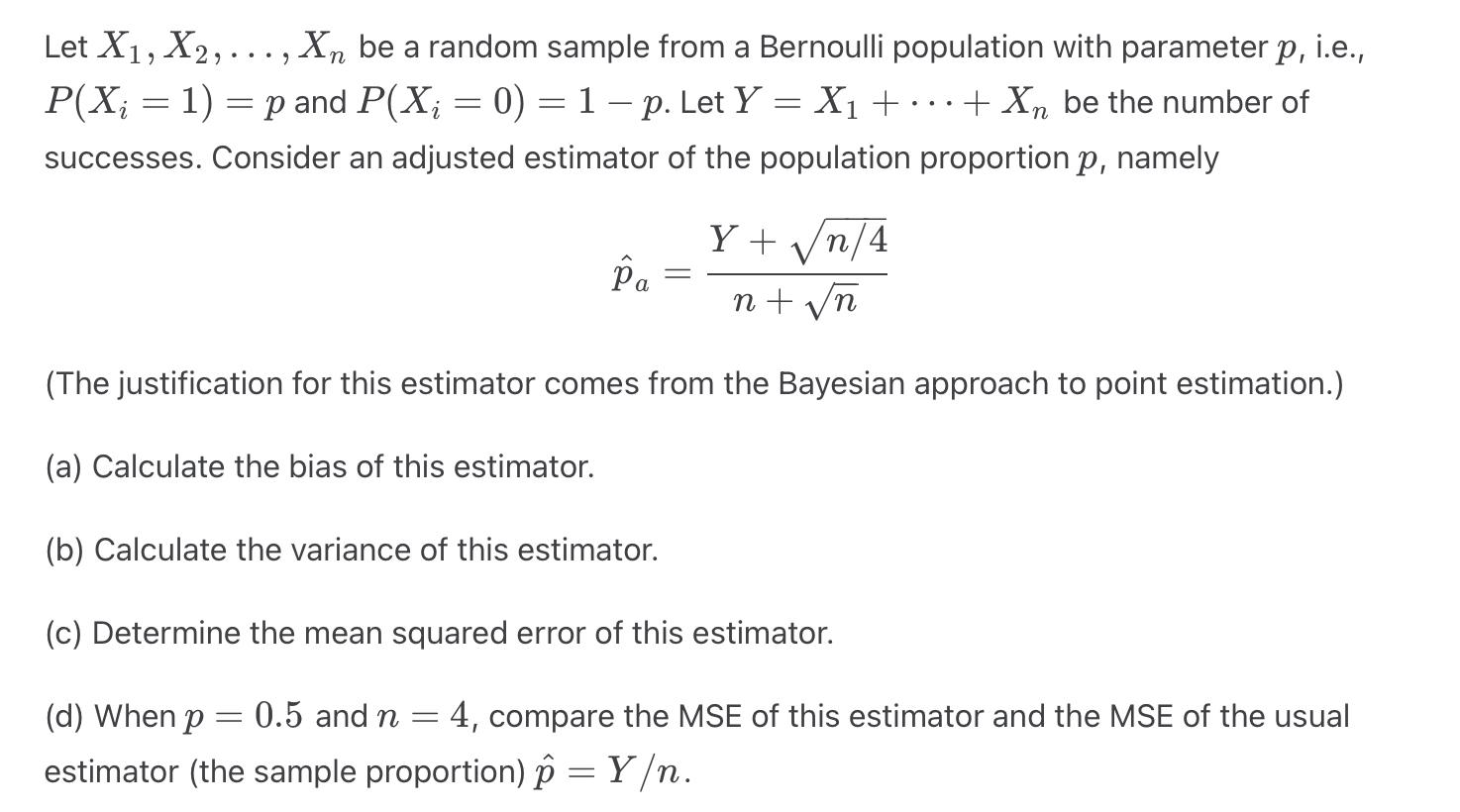 Solved Let x1,x2,dots,xn ﻿be a random sample from a | Chegg.com
