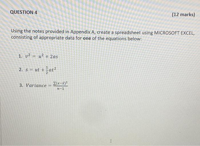 Solved 1. using the note provide in Appendix A , create a | Chegg.com