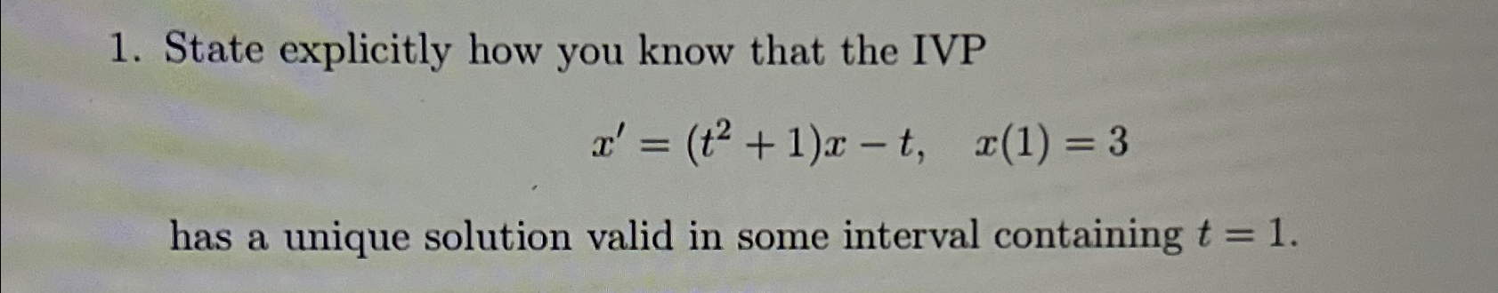 Solved State explicitly how you know that the | Chegg.com