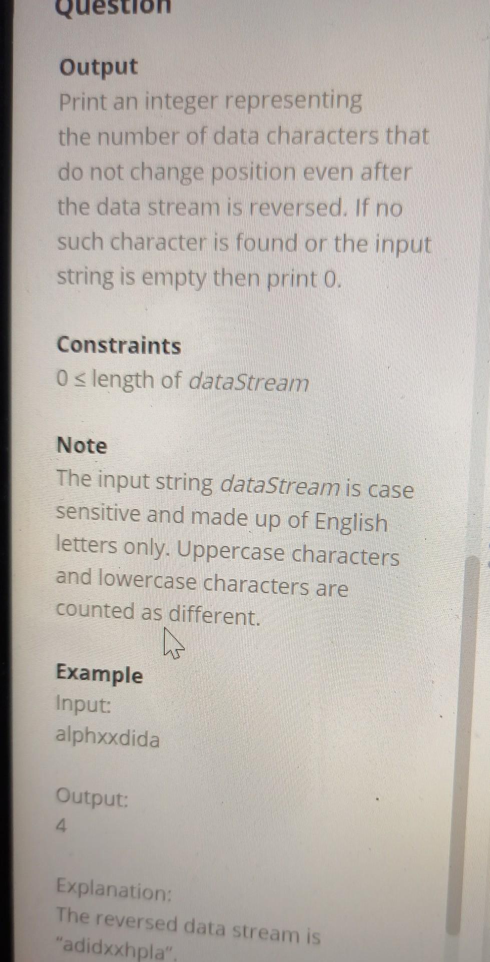 Solved Question The current selected programming language is | Chegg.com