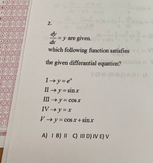 Solved which following function satisfies the given | Chegg.com