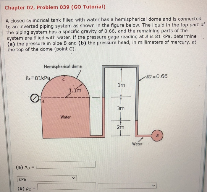 Solved Chapter 02, Problem 039 (GO Tutorial) A closed | Chegg.com