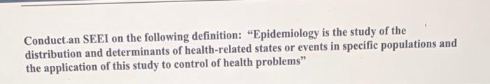 SEEI stanf for: State, Elaborate,Example, Illustrate. | Chegg.com