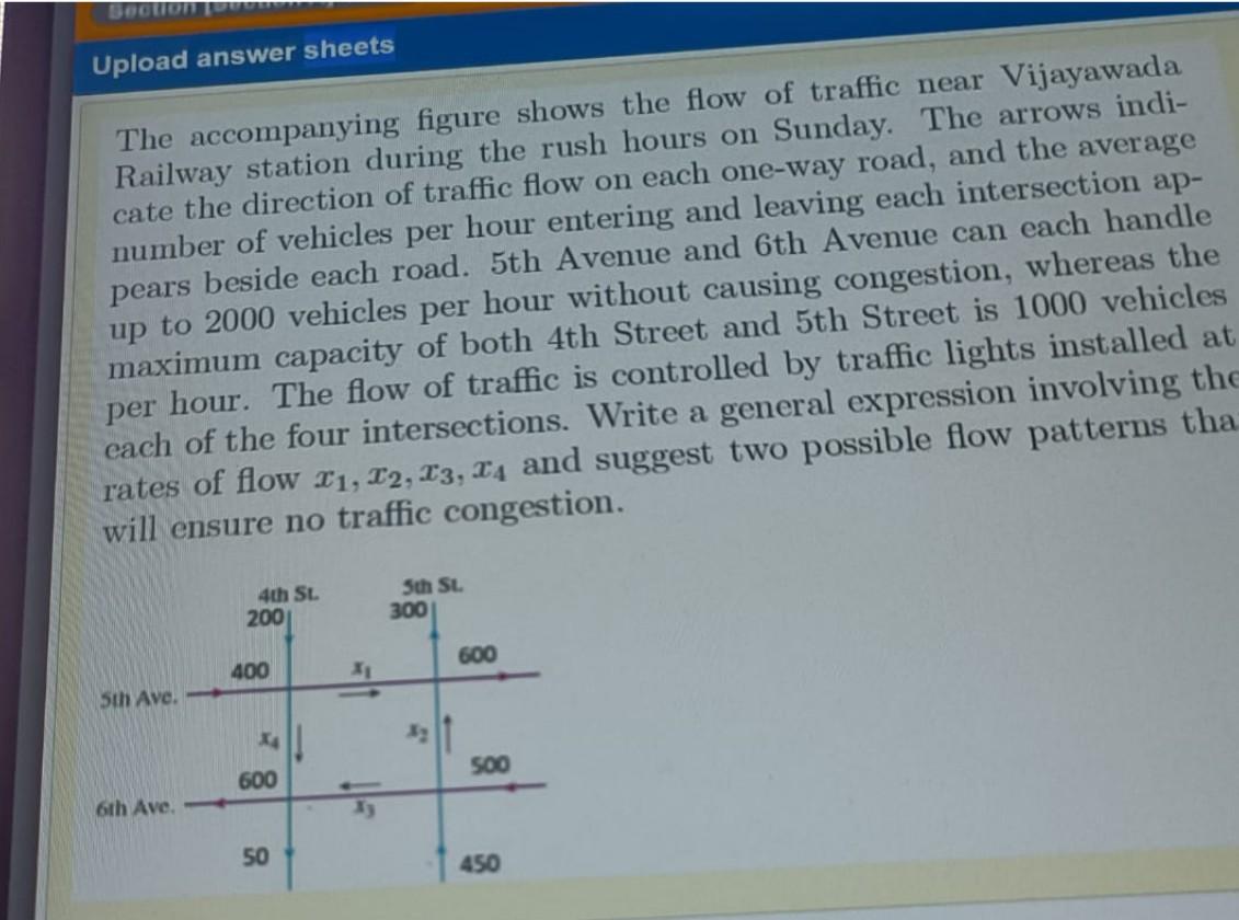 Solved Upload answer sheets The accompanying figure shows | Chegg.com