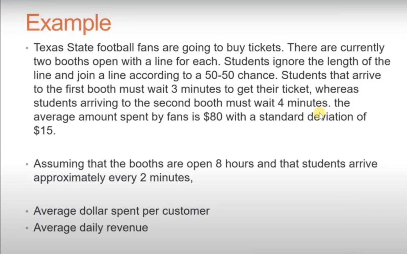 Solved ExampleTexas State football fans are going to buy | Chegg.com