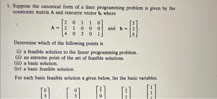 Solved Linear Optimization Please Solve B. How can I | Chegg.com