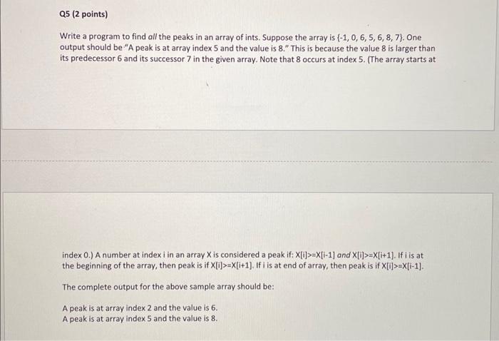 Solved Q4 (3 points) Write a program to perform the | Chegg.com