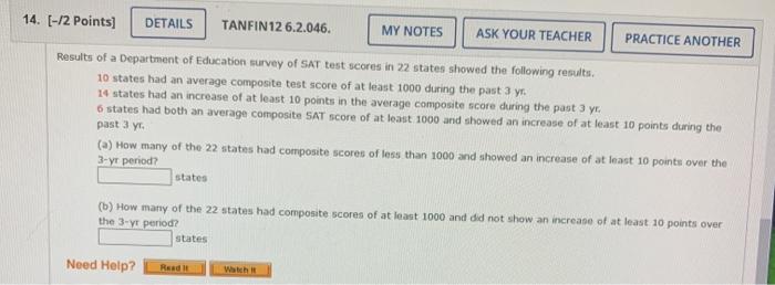 Solved 13. [-15 Points) DETAILS TANFIN 126.2.030. MY NOTES | Chegg.com Solved 13. [-15 Points) DETAILS TANFIN 126.2.030. MY NOTES | Chegg.com