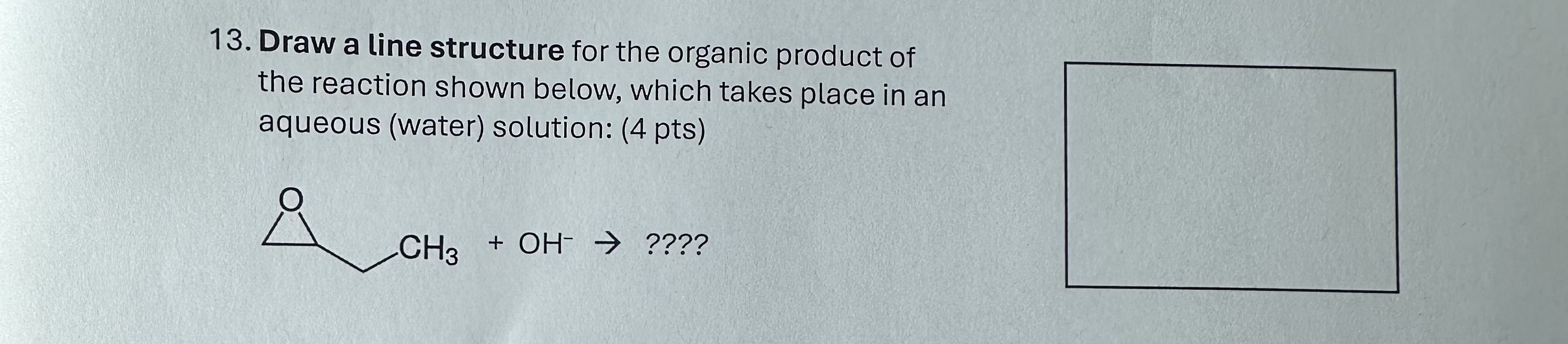Solved Draw a line structure for the organic product ofthe | Chegg.com