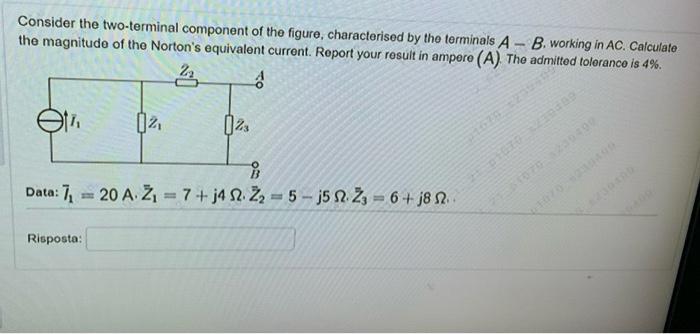 Solved Consider the two-terminal component of the figure, | Chegg.com