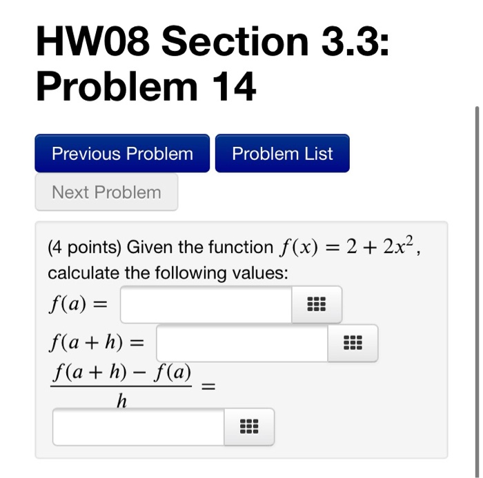 Solved HW08 Section 3.3: Problem 14 Previous Problem Problem | Chegg.com Solved HW08 Section 3.3: Problem 14 Previous Problem Problem | Chegg.com