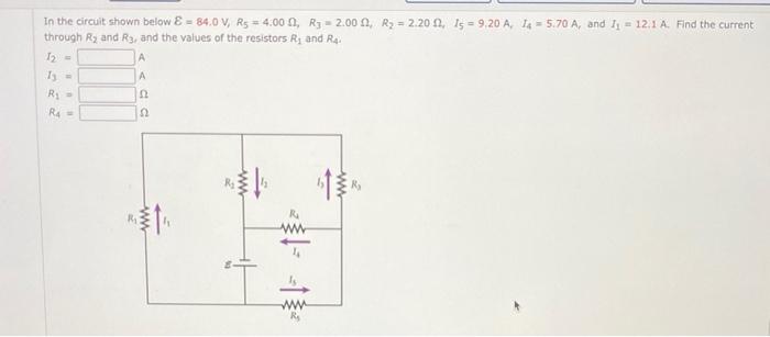 Solved In the circuit shown below ε=84.0 | Chegg.com