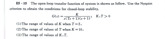 Solved E5 - 14 The open-loop magnitude versus phase curves | Chegg.com