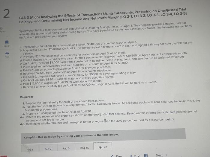 Solved PA3-3 (Algo) Analyzing the Effects of Transactions | Chegg.com