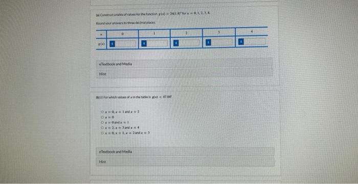 Solved Solve 3(1.22)t=4.65 based on the table below, which | Chegg.com