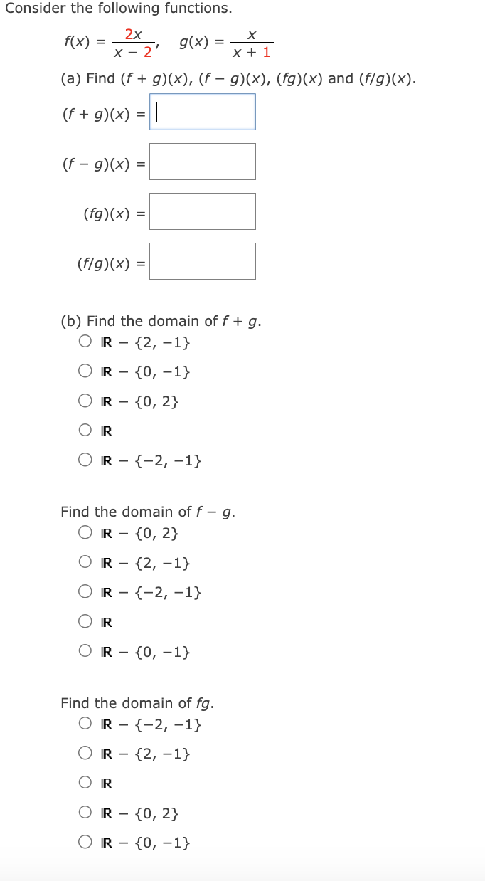 Solved Consider the following | Chegg.com