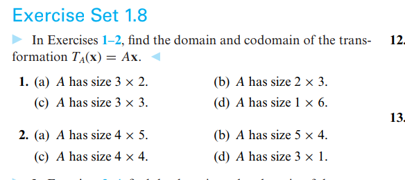 Solved Exercise Set 1.8In Exercises 1-2, ﻿find the domain | Chegg.com
