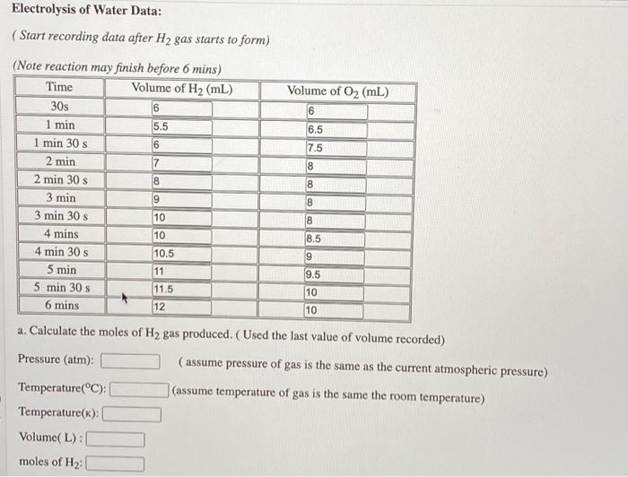 Solved Pls help me solve pressure, temperature in C and K, | Chegg.com