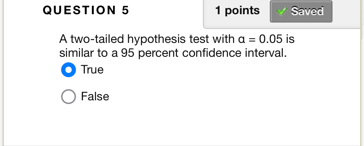 Solved Question 51 ﻿pointsa Two Tailed Hypothesis Test With 1425