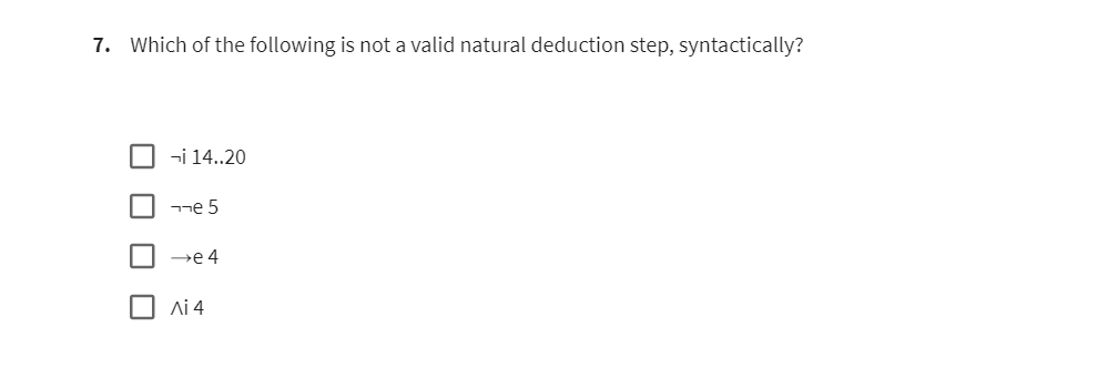 Solved Which of the following is not a valid natural | Chegg.com