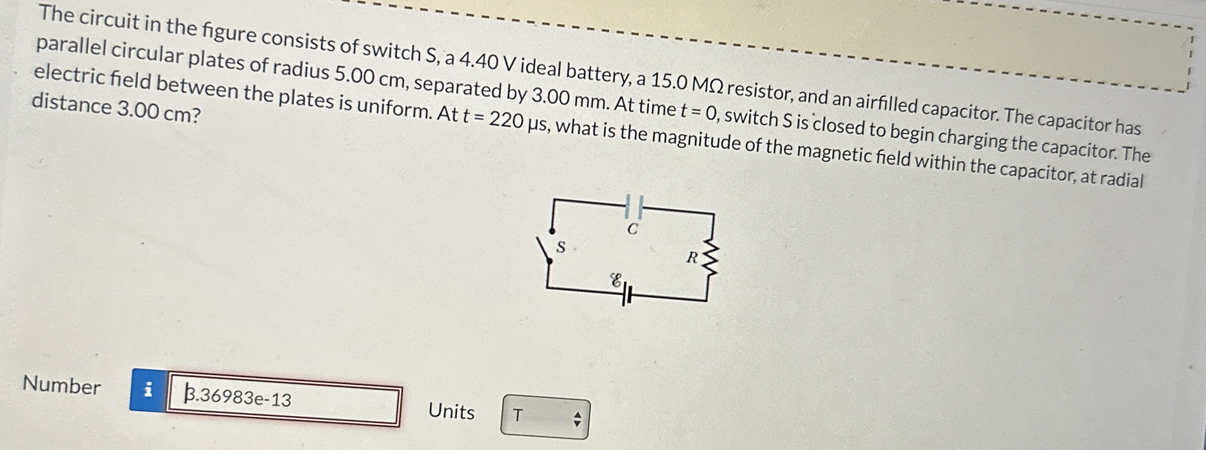Solved Current Attempt in Progress/1The circuit in the | Chegg.com